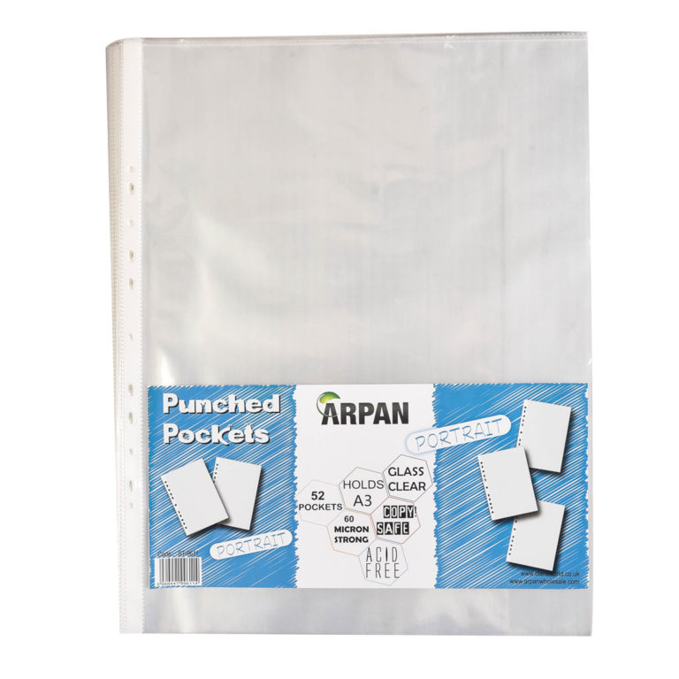 Buy punched pockets - poly pockets, plastic sleeves | Claris World