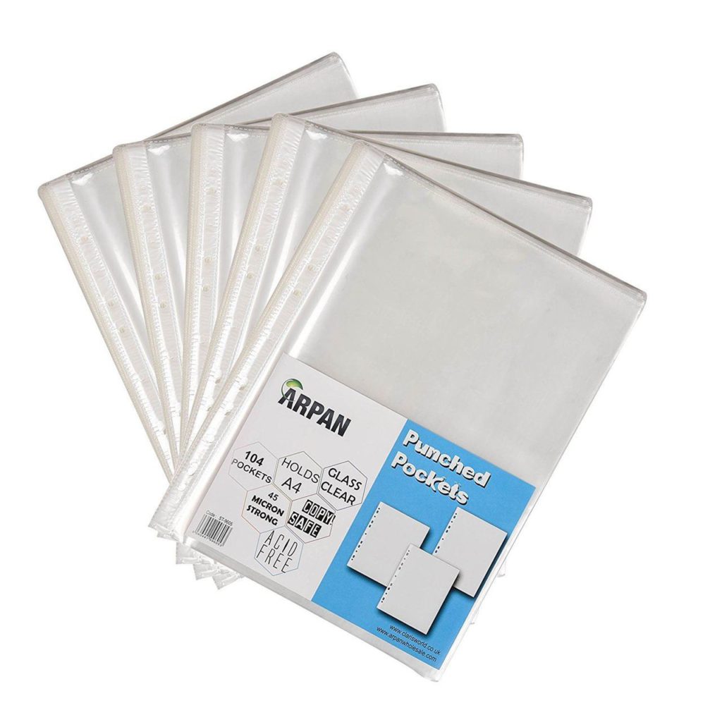 Buy punched pockets - poly pockets, plastic sleeves | Claris World