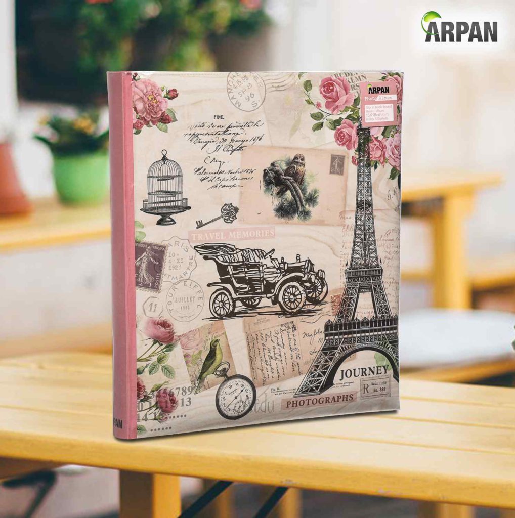 Travel Memories Memo Slip In Case Photographs For 120 Photos 5x7''