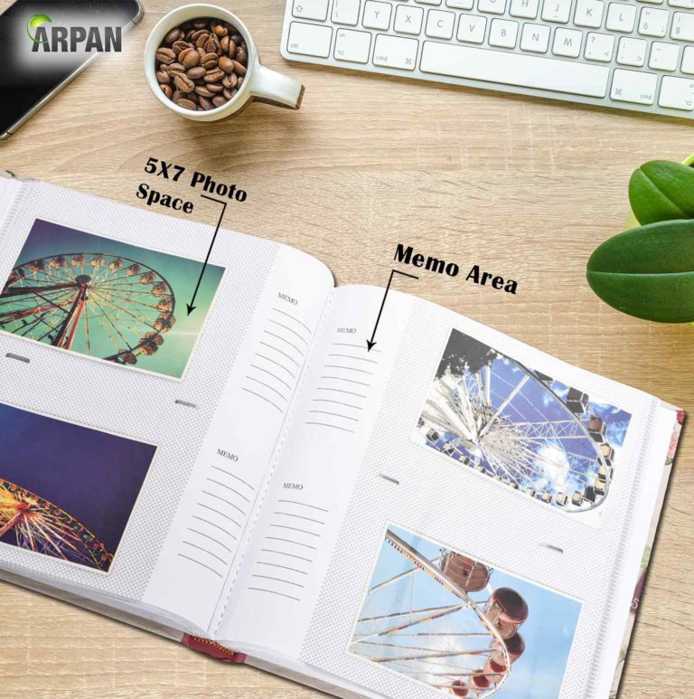 Travel Memories Memo Slip In Case Photographs For 120 Photos 5x7''