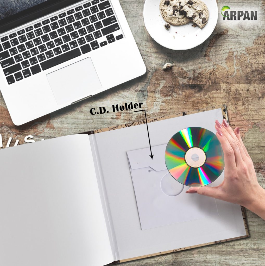 Photo ALbum Holds 200 Photos 4x6" Old Map - Clarisworld