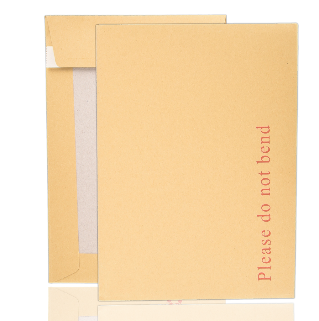 C5/A5 Hard Board Backed Envelopes "Do Not Bend" - Clarisworld
