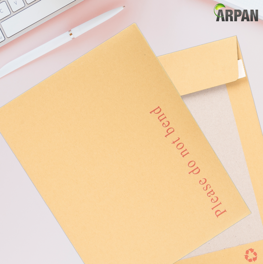 C5/A5 Hard Board Backed Envelopes "Do Not Bend" - Clarisworld