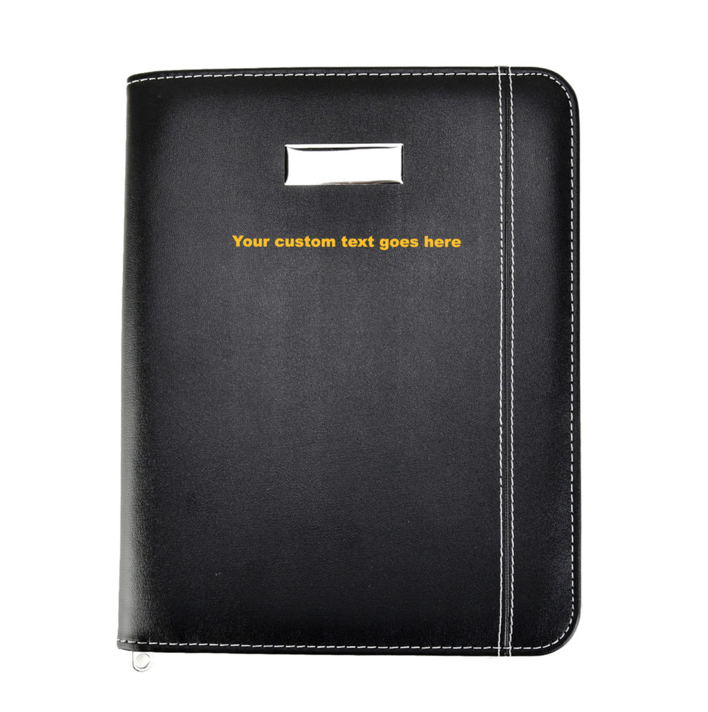 Personalised Portfolio Folders A5 Black - Clarisworld